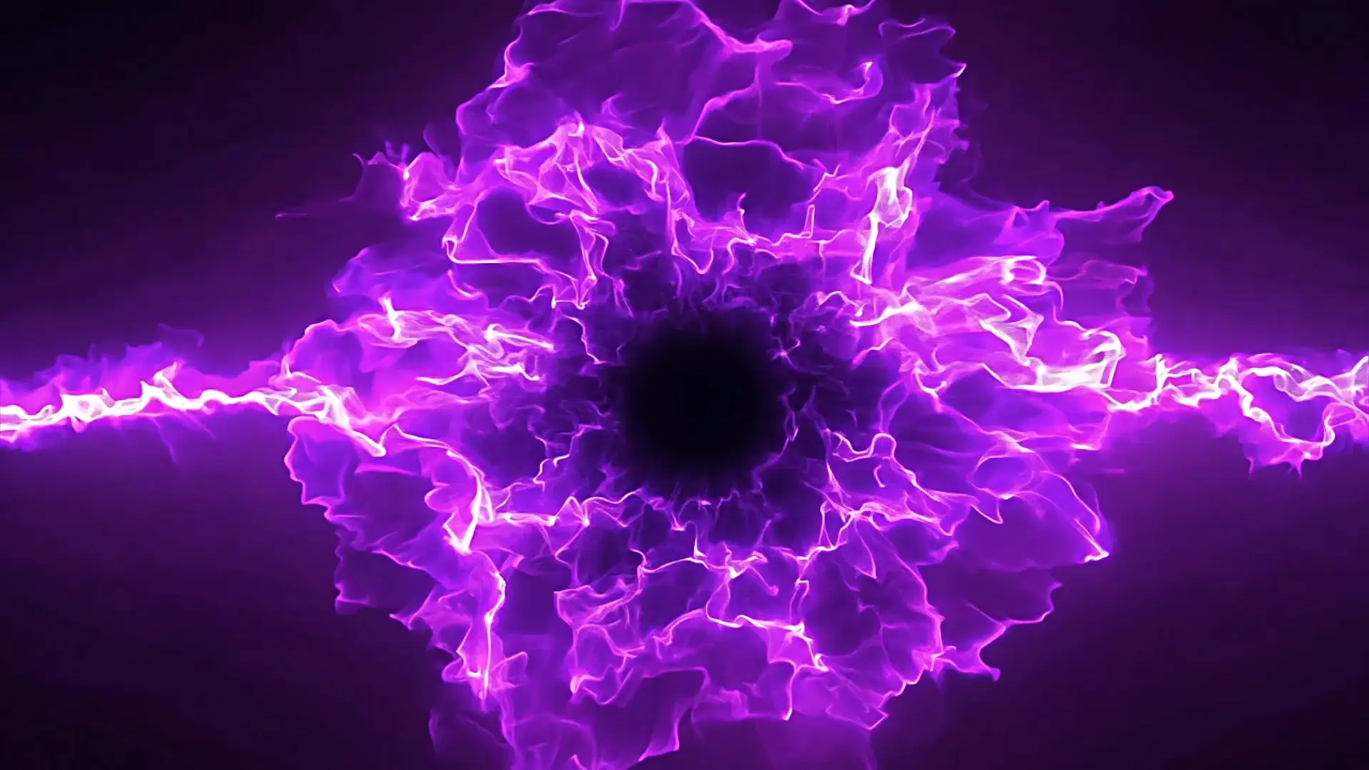 Purple Lightning Effect Overlay For Logo Animations | Videos